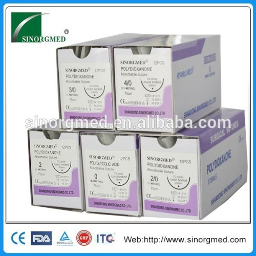 Violet Absorbable Medical Equipment Monofilament Polydioxanone Surgical Suture Quality Choice ...