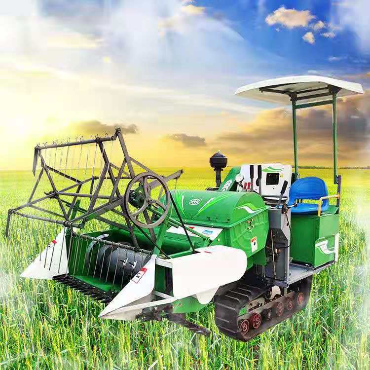 Mini Grain Harvester Combine For Agricultural Crops: Sugarcane, Peanuts ...