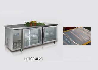 Static Cooling Two Glass Doors Pizza Counters 440l , Commer, High ...