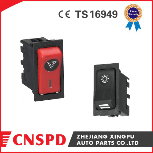 Red Rocker Switch, Toggle Switch With Warning Function, 12v Switch ...