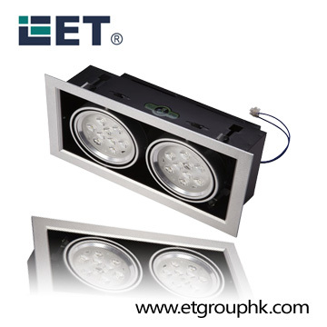 High Power Led Recessed Downlight, Twin Heads, High Quality High Power ...