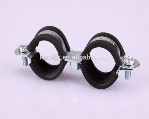 Twin Pipe Clamp With Rubber, High Quality Twin Pipe Clamp With Rubber ...