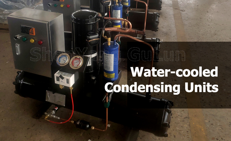 2200w C32-wl 3hp Water-cooled Condensing Unit For Refrigeration R22 ...