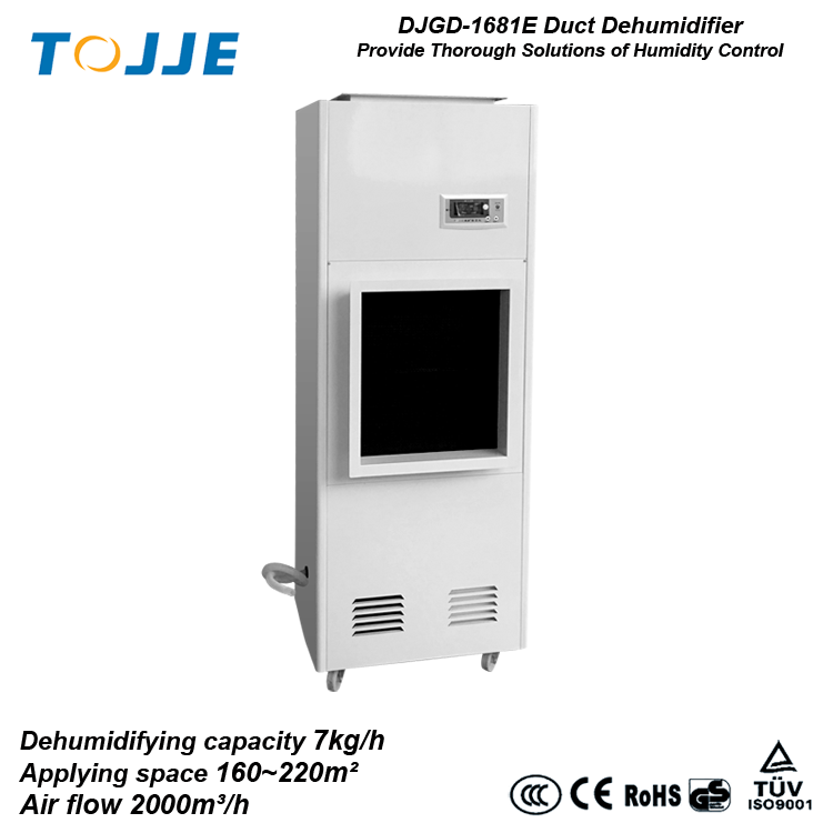 Industrial Basement Dehumidifier For Moisture Control - 168l/d Humidity ...