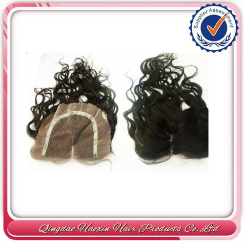 110%-200% Density No Shedding Fake Scalp Closure, High Quality 110%-200 ...