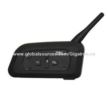 Bluetooth Intercom With Up To 4 Riders Inter-communication, High ...