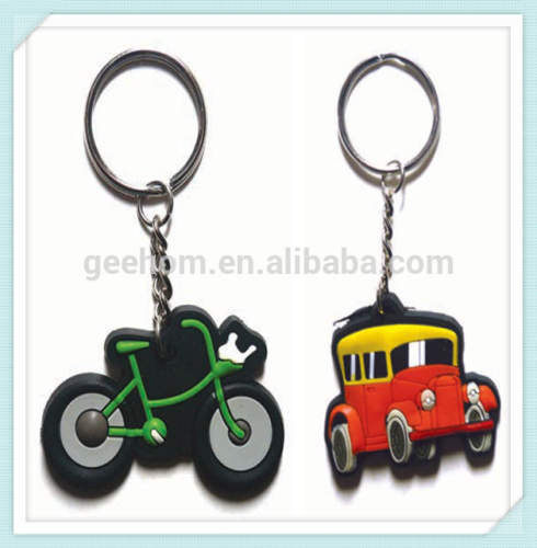 Car Shaped 3d Cartoon Rubber Key Tag, High Quality Car Shaped 3d ...