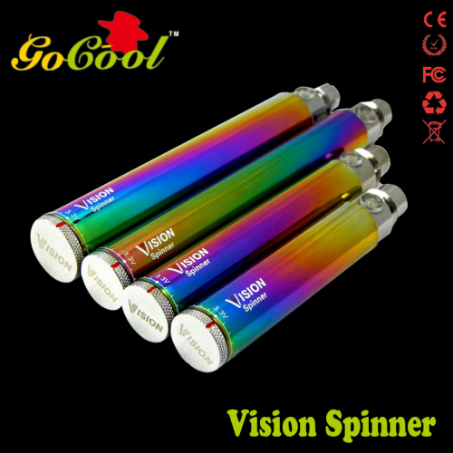 Variable Voltage Rainbow Ego Twist Vision Spinner Battery For E ...