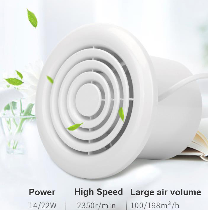 220v 5.5~7.9inch Silence Ventilating Strong Exhaust Extractor Fan For ...