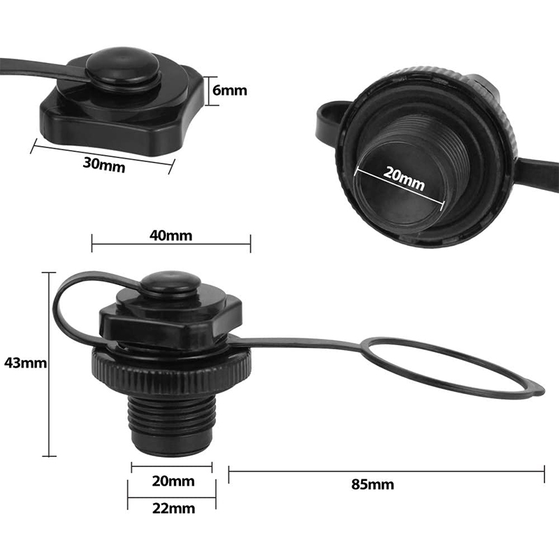 22mm One-way Inflation Valve Boston Air Valve Caps Screw For Inflatable ...