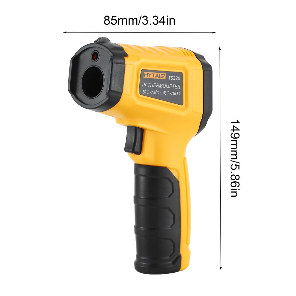 Industrial Ts380 Digital Infrared Gun Thermometer - Smart Thermostat ...