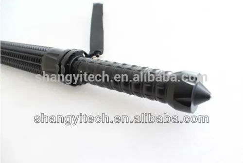 Shockproof Rechargeable Tactical Baton Torch Flashlight Self Defense ...