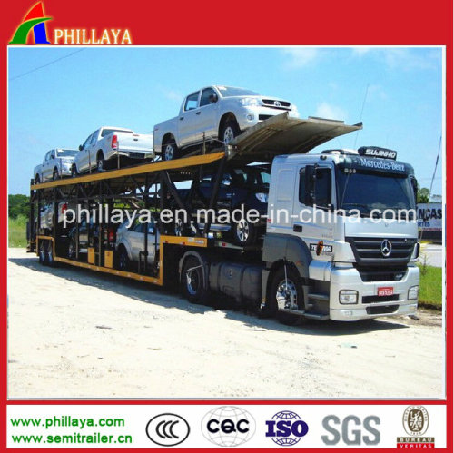 Car Carrier Transporter Trailer/semi Truck Car Hauler Trailer, High ...