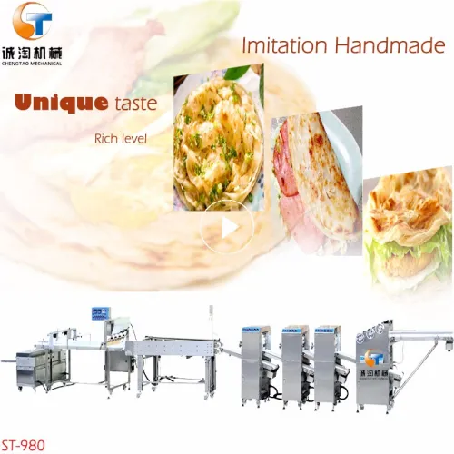 St-980 Automatic Paratha Making Machine, High Quality St-980 Automatic ...