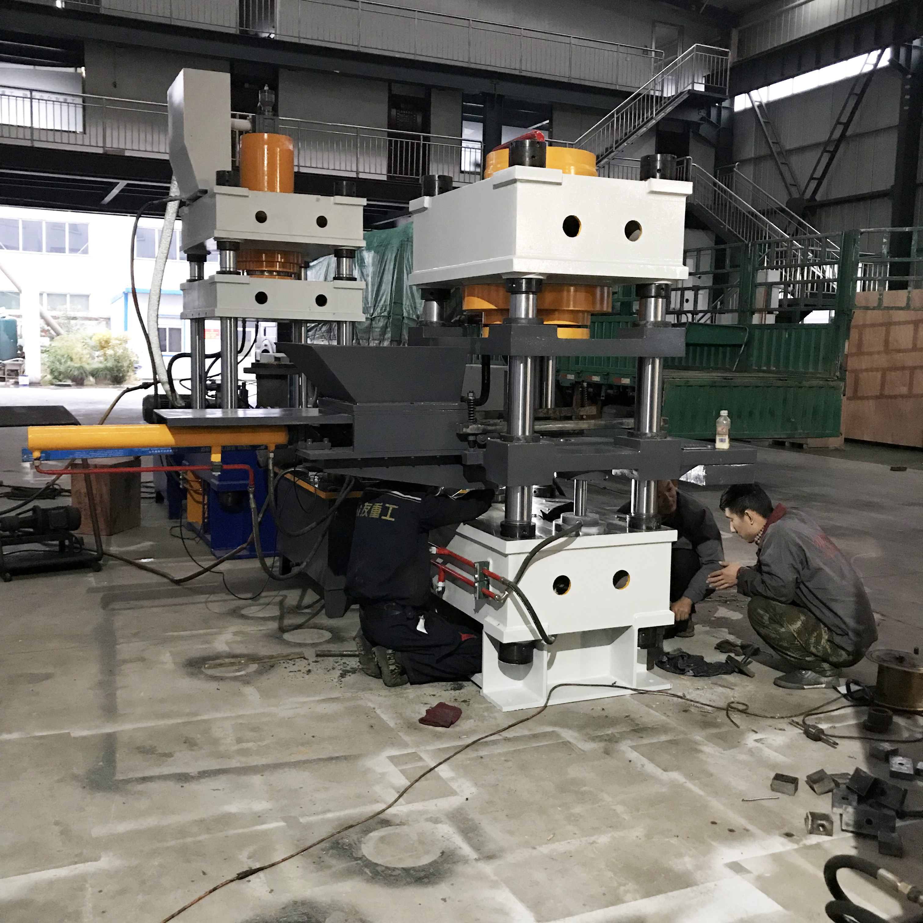 100 Ton Hydraulic Press Machine For Peat Pellets Molding, High Quality ...