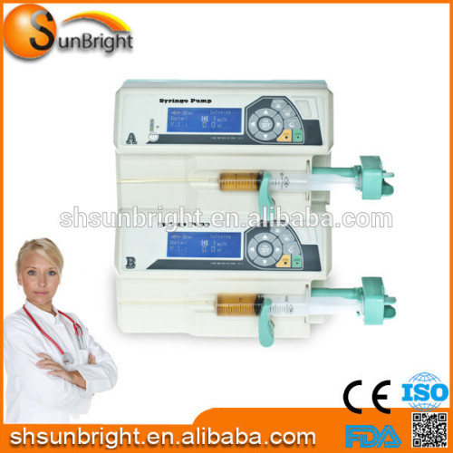 Large Screen Dual Channel Syringe Pump, High Quality Large Screen Dual ...
