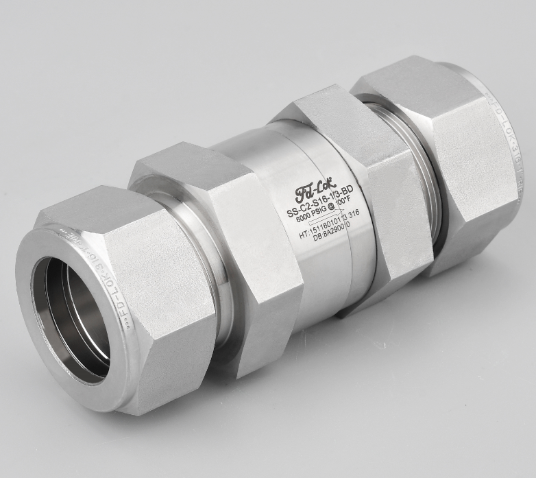 6000psi High Pressure Double Ferrule Stainless Steel Check Valve, High ...