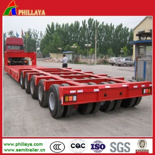 5lines10axles 150tons Hydraulic Lowboy Low Loader Trailers, High ...