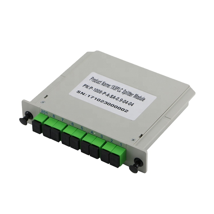 Cassette Type Plc Splitter 1x8 Sc/upc - Fiber Optical Splitter Module ...