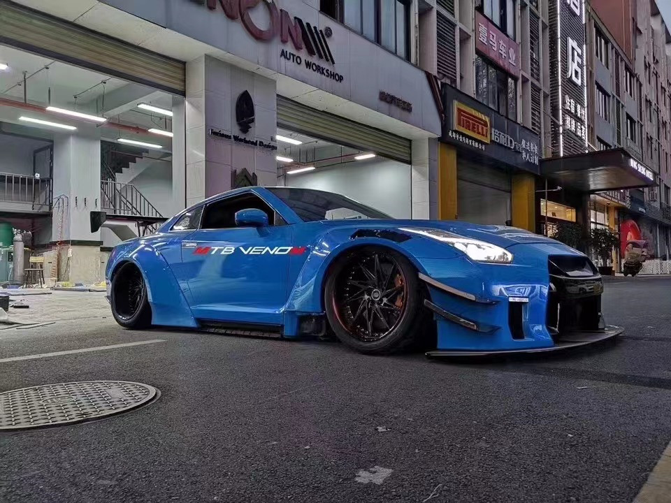 2022 Hot Nissan Gtr R35 Wide Body Kit With Front And Rear Bumper ...