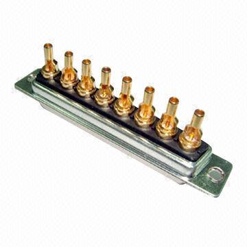 D-sub Connector, Power Contact Solder Type 8p, High Quality D-sub Connector, Power Contact ...