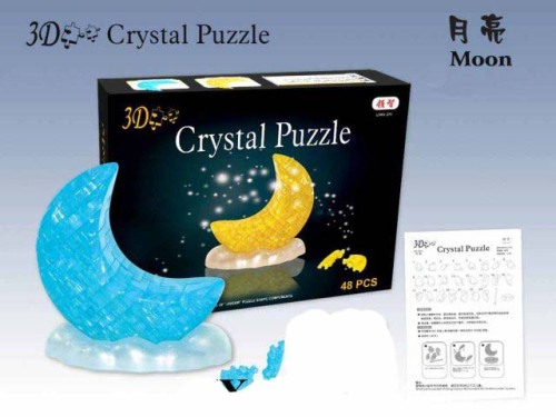 Since The Moon With Crystal Building Blocks, High Quality Since The ...