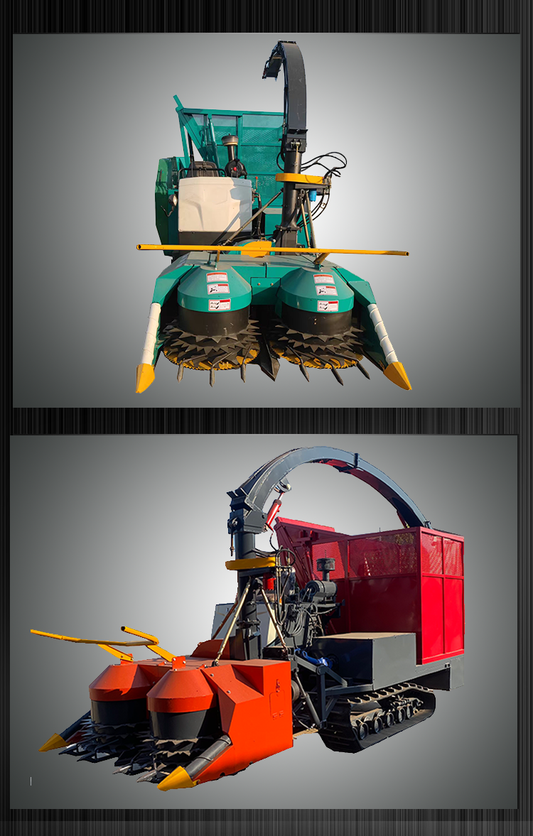 Double Rows Rubber Crawler Tractor For Agriculture Harvester: Mounted ...