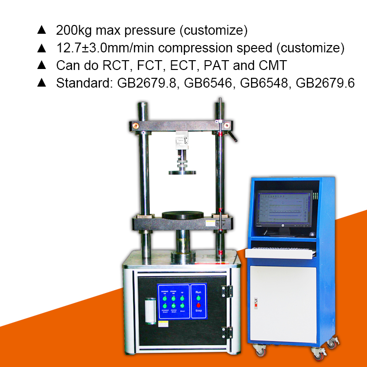 Rct Paper Compression Testing Machine, High Quality Rct Paper ...