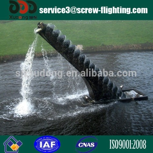 Water Treatment Carbon Steel Helical Flight, High Quality Water ...