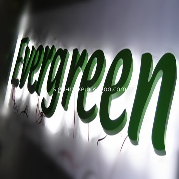 Reverse Pan Led Lit Channel Letters Signs, High Quality Reverse Pan Led ...