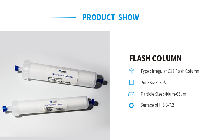 Irregular Chromatographic C18 Flash Column, High Quality Irregular ...