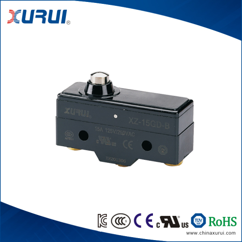 15a 250vac Electrical Push Button Micro Switch, High Quality 15a 250vac ...