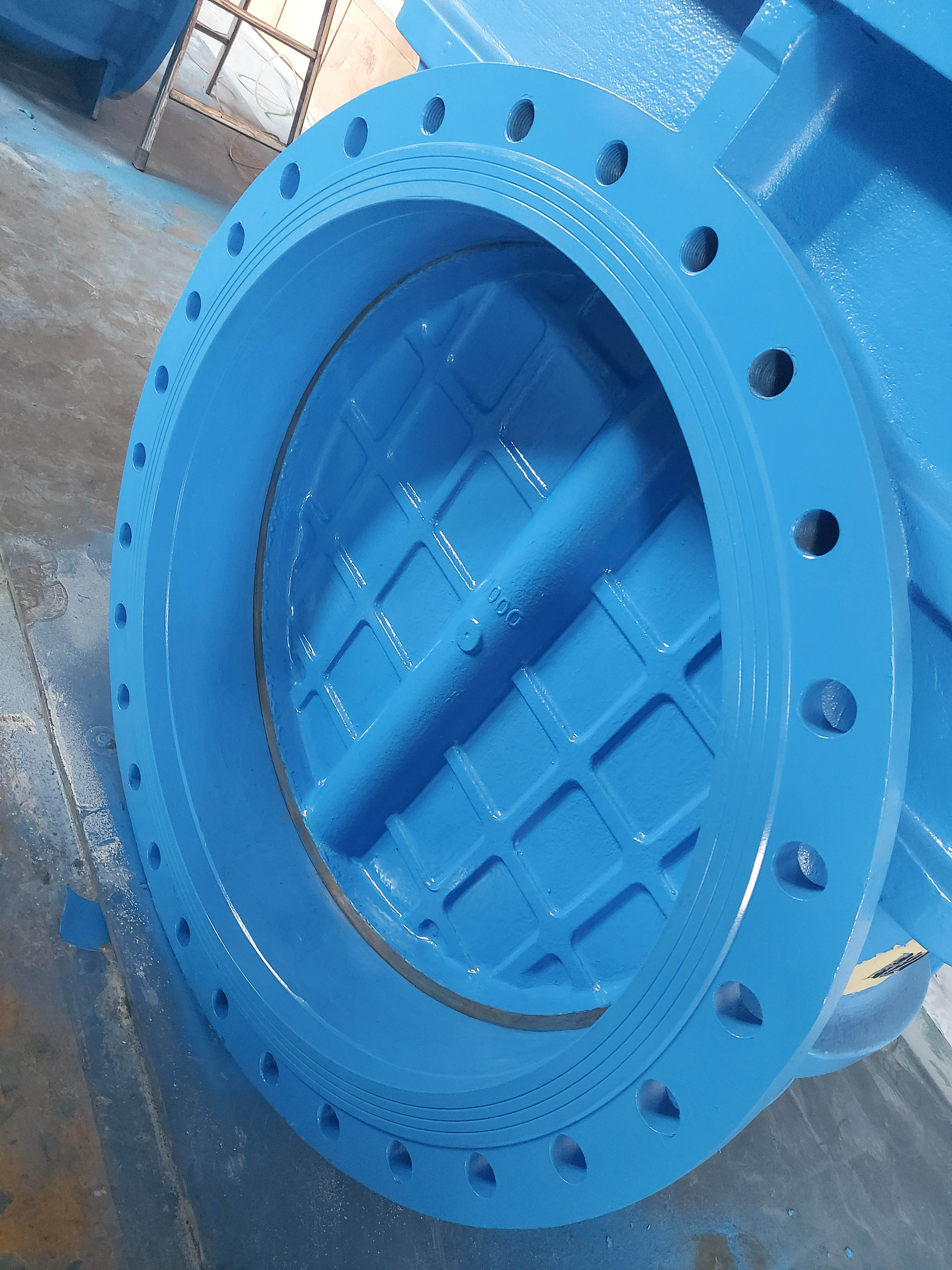 Dn1000 Hard Seal Gate Valve With Gearbox, Ductile Iron Body, Din ...