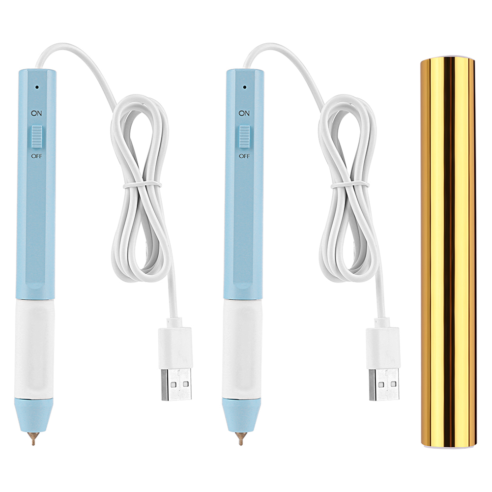 Usb 0.8mm/1.5mm Heat Resistant Grip Heating Hot Stamping Pen For Diy ...