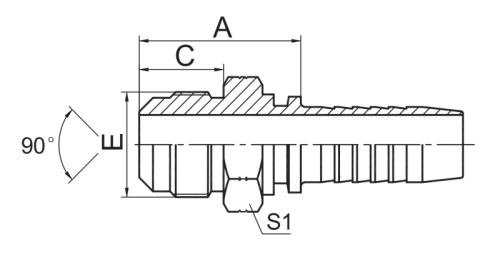 Sae Male 90 Degree Cone Hydraulic Fittings, High Quality Sae Male 90 ...
