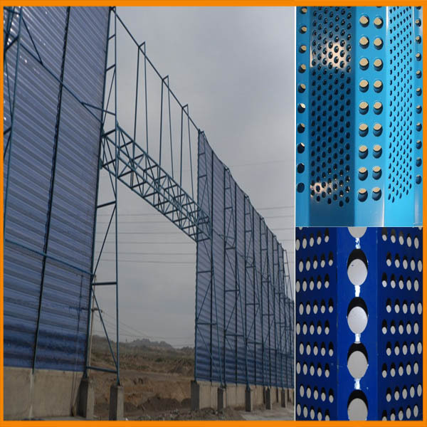 Wind Dust Fence Air Screen Perforated Metal, High Quality Wind Dust ...