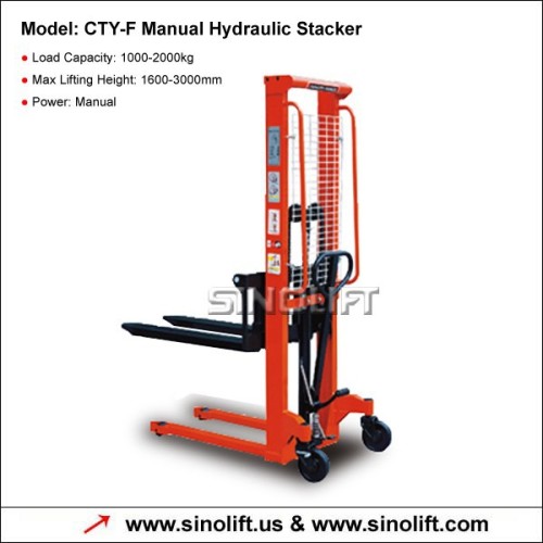 Sinolift-good Manual Hydaulic Stacker, High Quality Sinolift-good ...