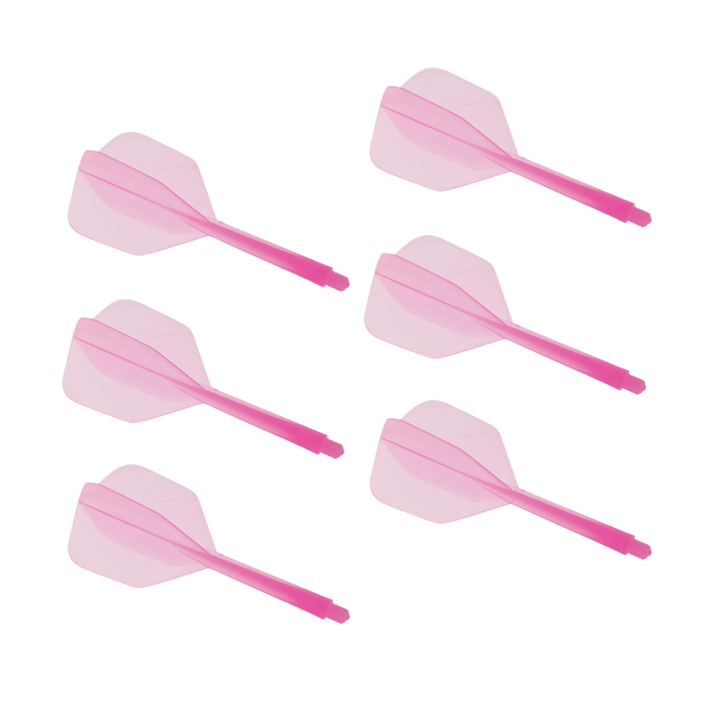 6 Pieces Transparent 2ba Thread Dart Shafts And Dart Flights Connection ...