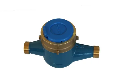 Volumetric Dry Dial Brass Water Meter / Water Flow Rate Meter For ...