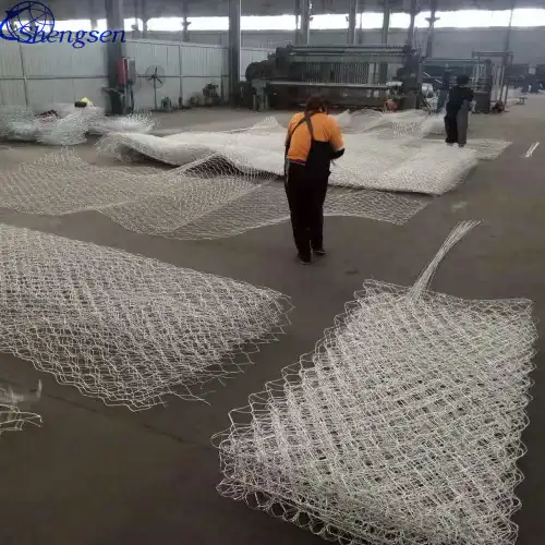 Gabion Wire Mesh Kotak Dinding Penahan Gabion, kualitas tinggi Gabion ...