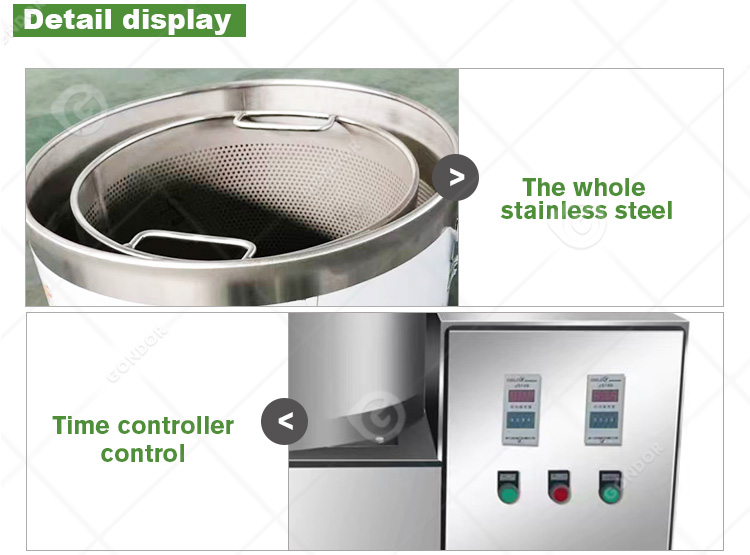 Centrifugal Fried Food Deoiler, High Quality Centrifugal Fried Food ...