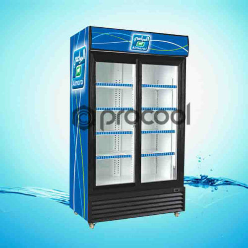 Procool Commercial Display Showcase 1000l Double Hinge Door Beverage ...