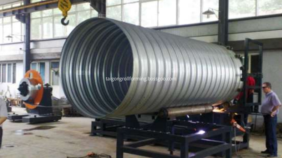 Assembled Corrugated Metal Road Culvert Pipe Forming Machine, High ...