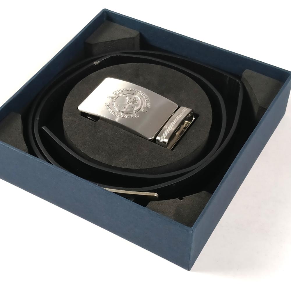 Matt Silver Logo Belt Belg Box Box Packaging คุณภาพสูง Matt Silver Logo ...