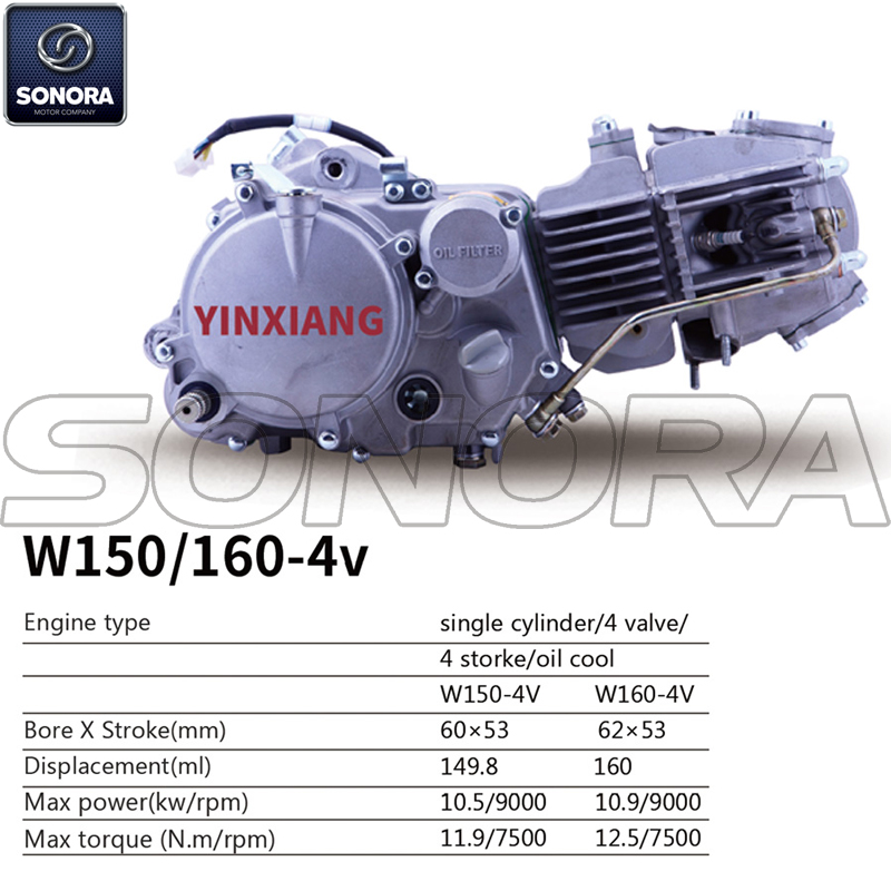 Yinxiang Engine W150-4v 본체 키트 엔진 부품 완료 Spare Parts Original Spare Parts ...