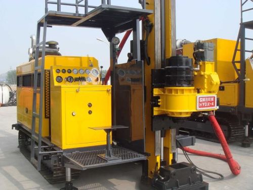 Pivoting Style , Manual Actuated Full Hydraulic Core Drilling Rig With ...