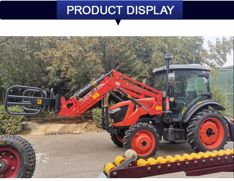 Front-mounted Hydraulic Bale Grab For Tractor Front Loaders, High ...