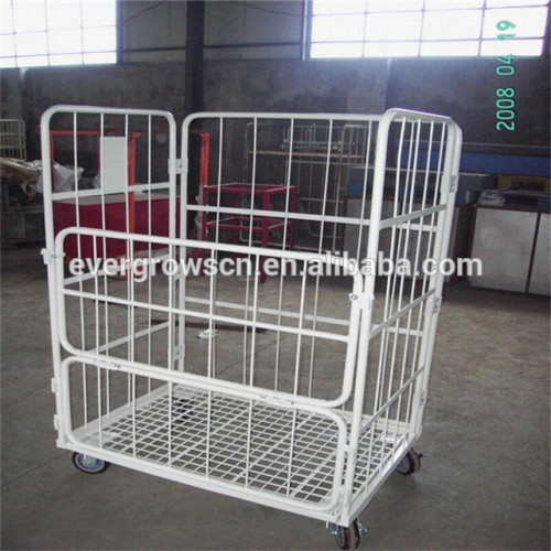 3 Sides Supermarket Roll Cages, High Quality 3 Sides Supermarket Roll ...