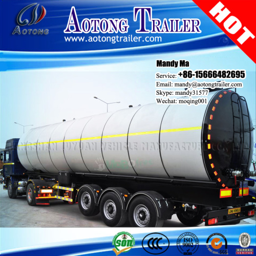 Bitumen Transport Liquid Asphalt Tanker Trailer For Sale, High Quality ...