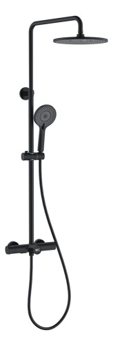 Two Function Brass Matte Black Color Digital Shower, High Quality Two ...